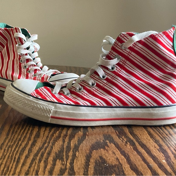 Converse | Shoes | Converse All Star Candy Cane Striped High Top ...
